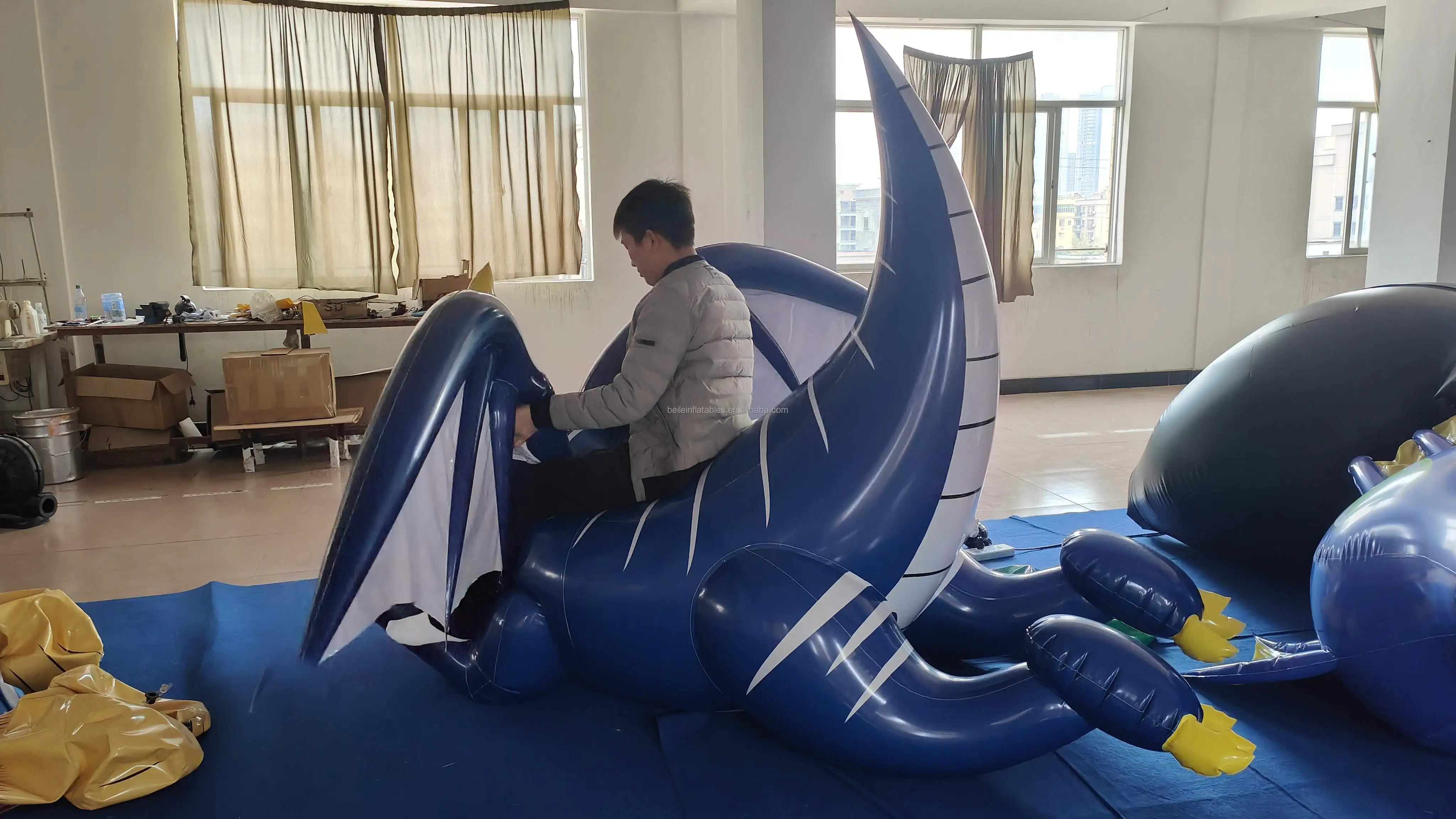 Beile Latest Design Cartoon Soft Pvc Inflatable Dragon Whit Sph - Buy ...