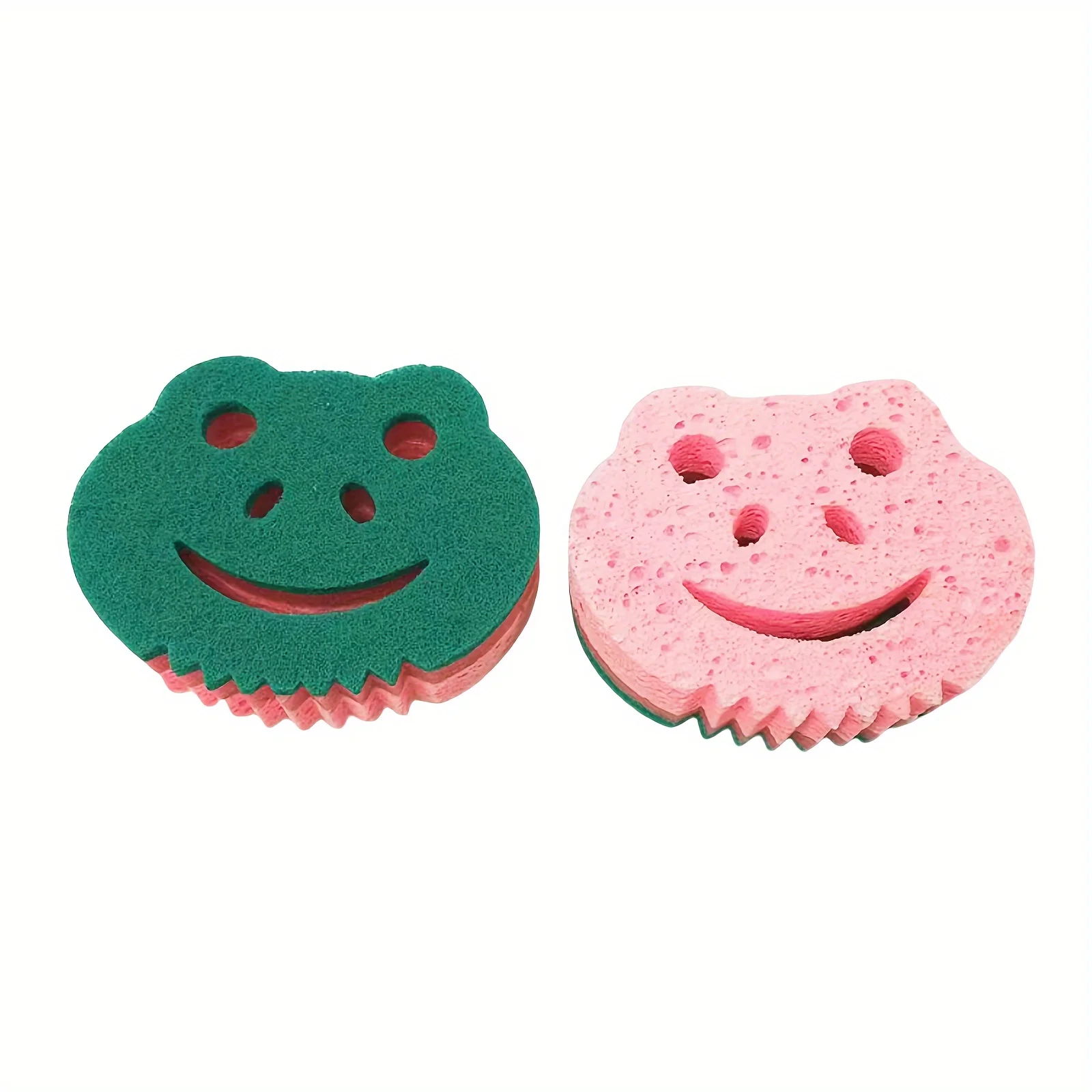 Fresh New Second Generation Frog-shaped Dual Sided Scrubbing Sponge ...