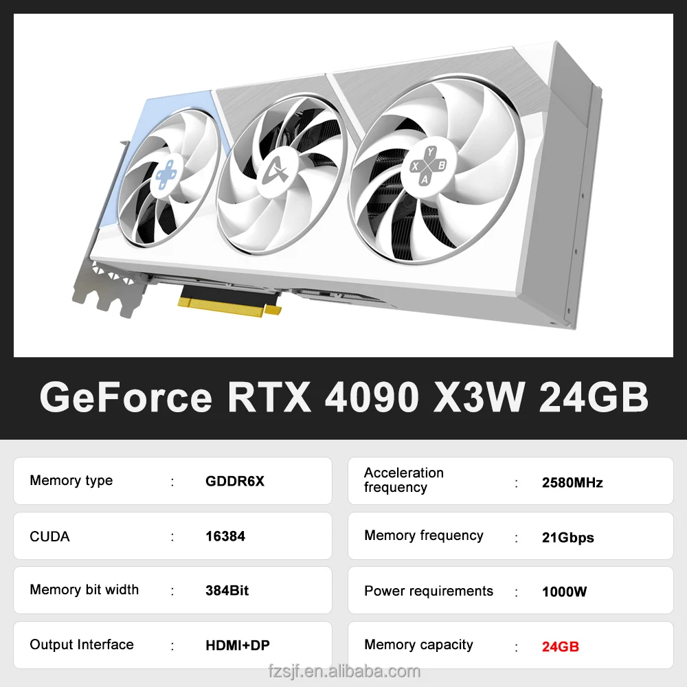 Rtx 4090 24 Gb Gddr6x Gpu Desktop Computer Graphics Placa Video Card ...