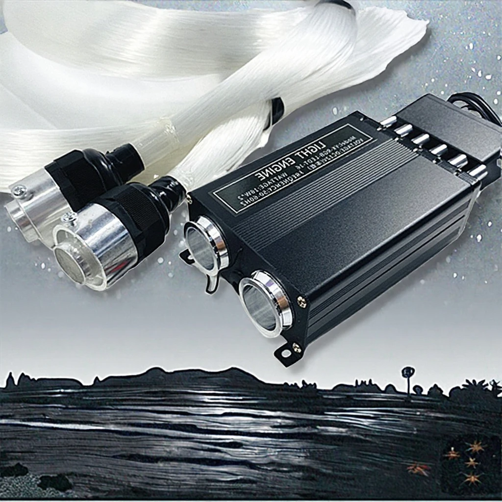16W RGBW LED Fiber Optic Light Engine Twinkle APP LED Light Engine for ...