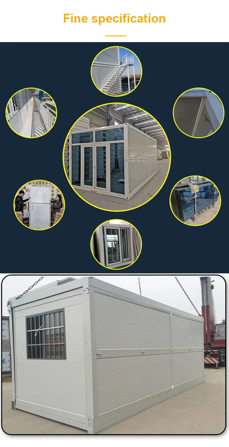 2024mobile 20ft 40ft Prefabricated House Cheap Prefab Homes Collapsible ...