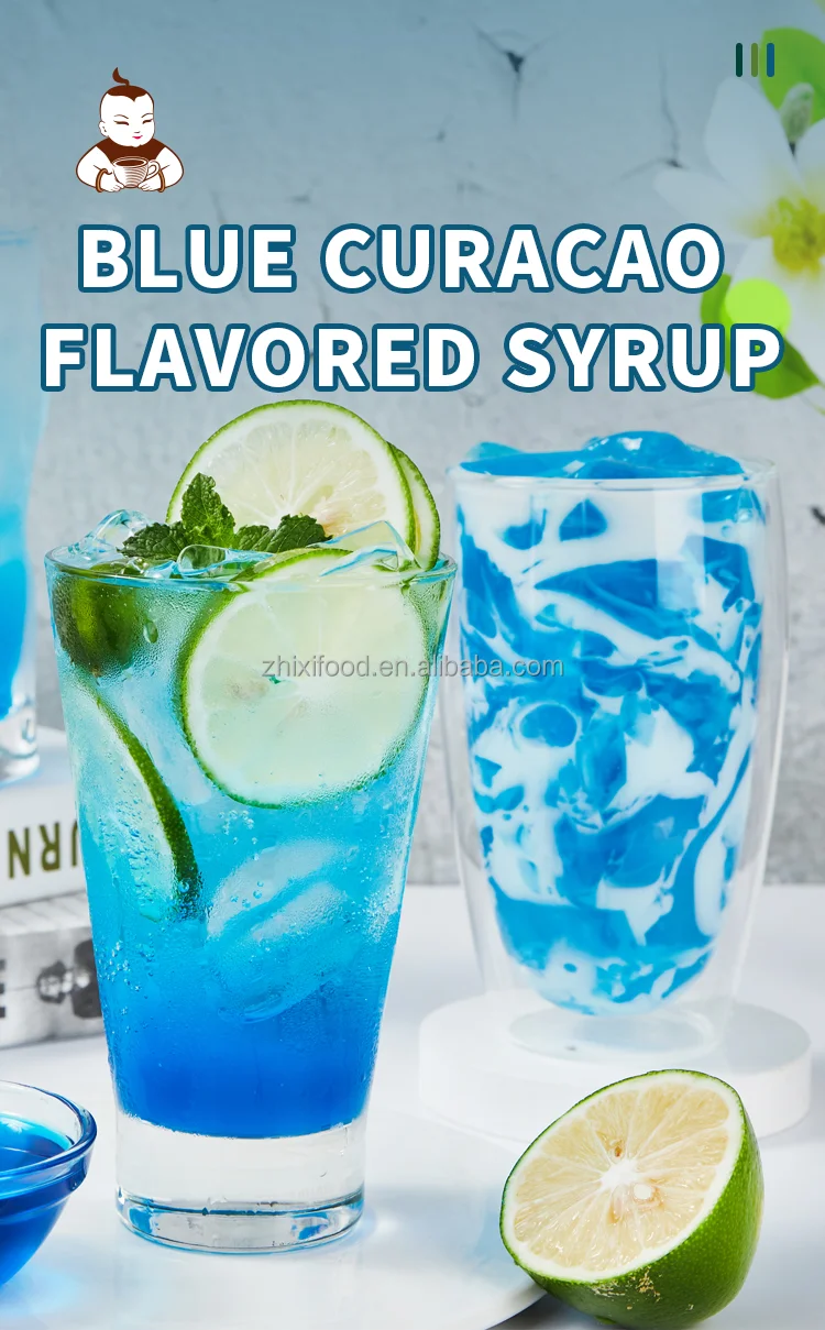 1kg Blue Curacao Syrup - Perfect for Coffee & Cocktails