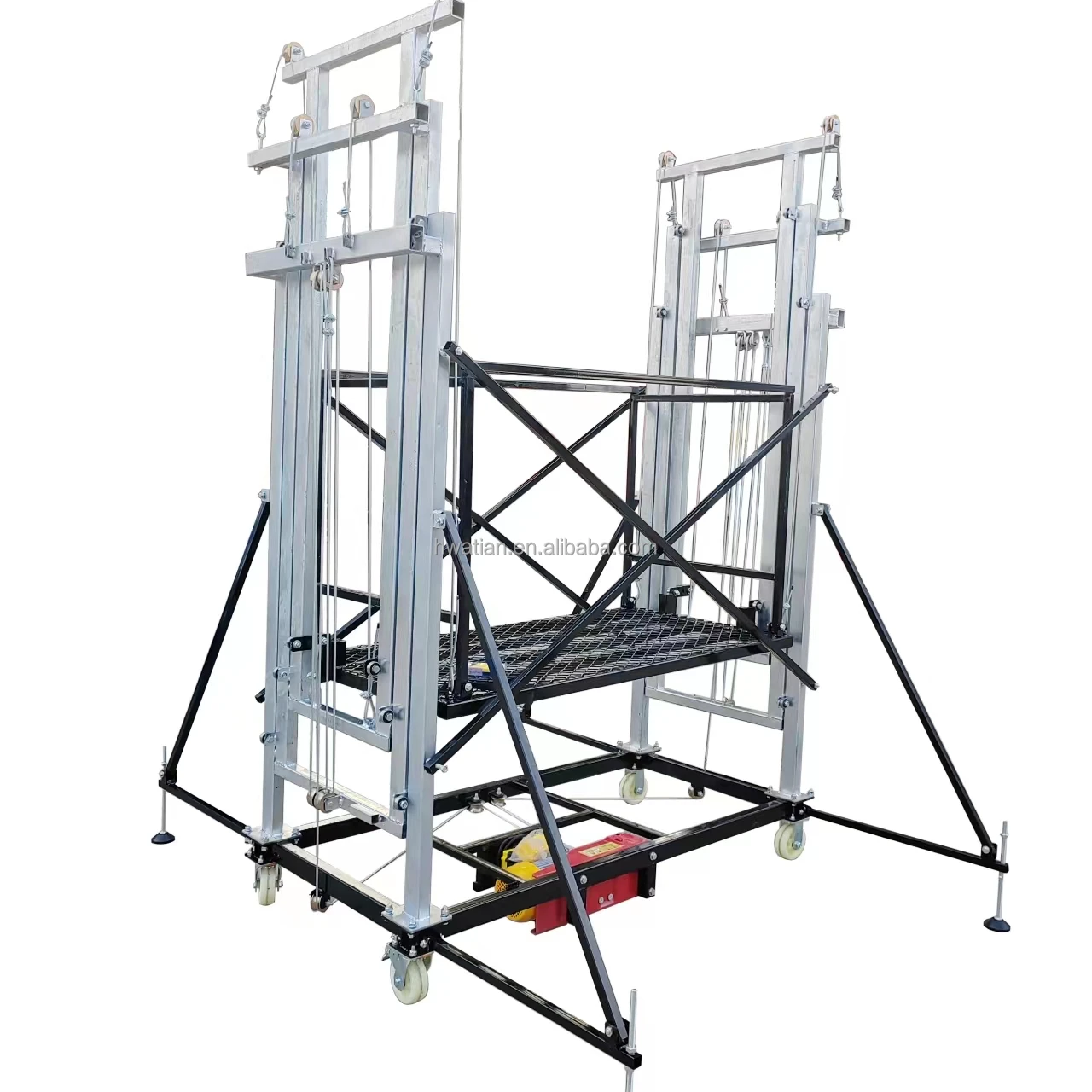 500kg Galvanized Mobile Electric Scaffolding Lift Scaffold For ...