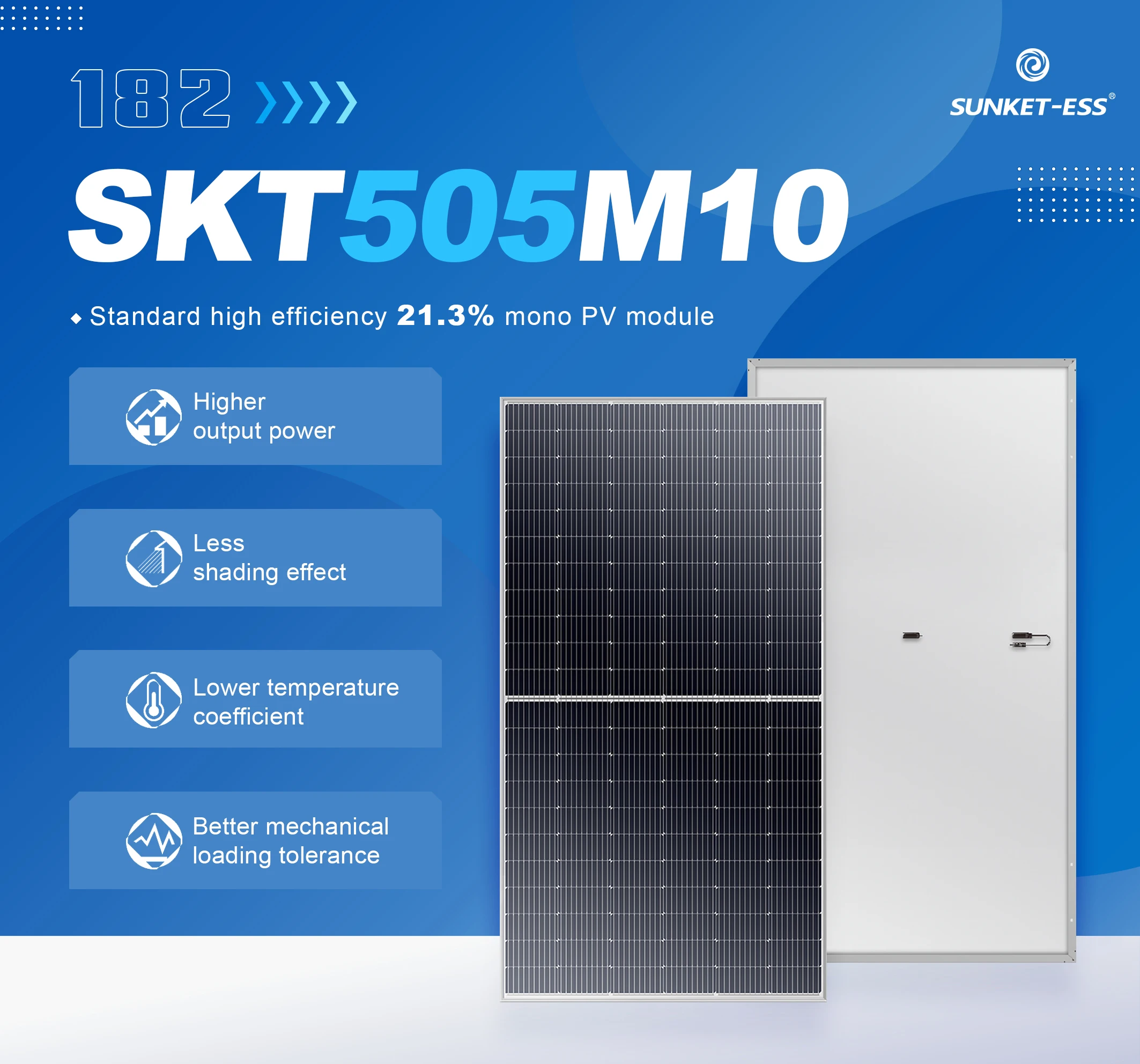 Sunket 480W Jolywood Solar Panel Rollable Transparent PV Mono 182mm ...