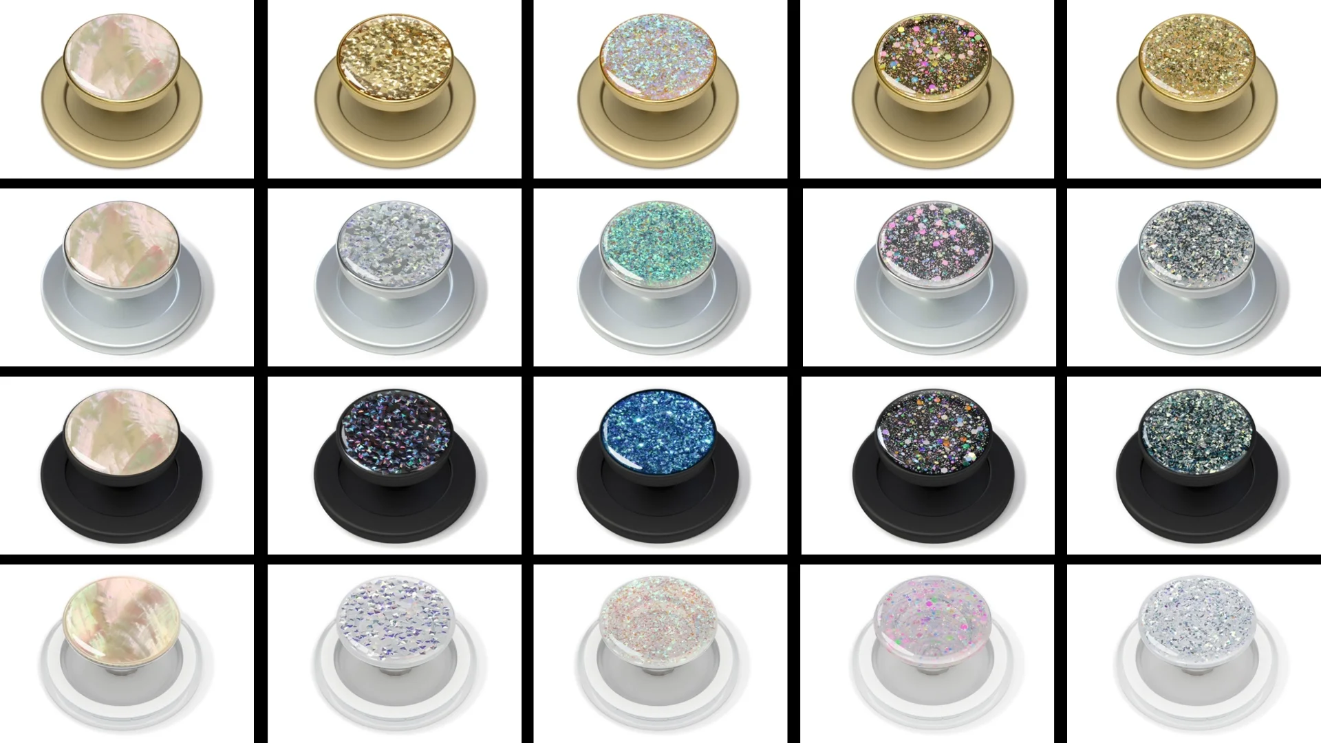 Multi-angle Adjustable Desk Pink Glitter Magnetic Mobile Cell Phone ...