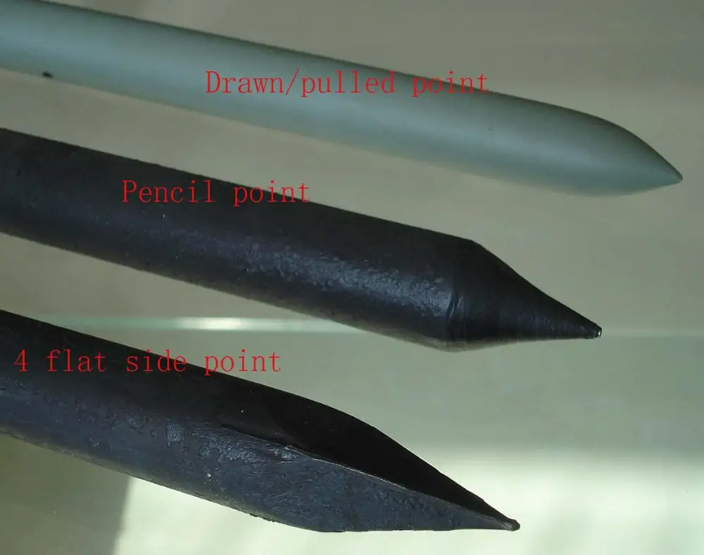 Square/round /flat Steel Nail Stake 7/8"&3/4" Length From 12"-48" On ...