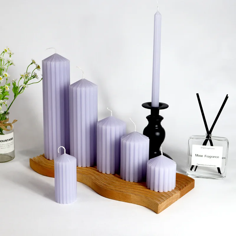 Pillar Candle Molds - Flexible Acrylic Cylinders for DIY