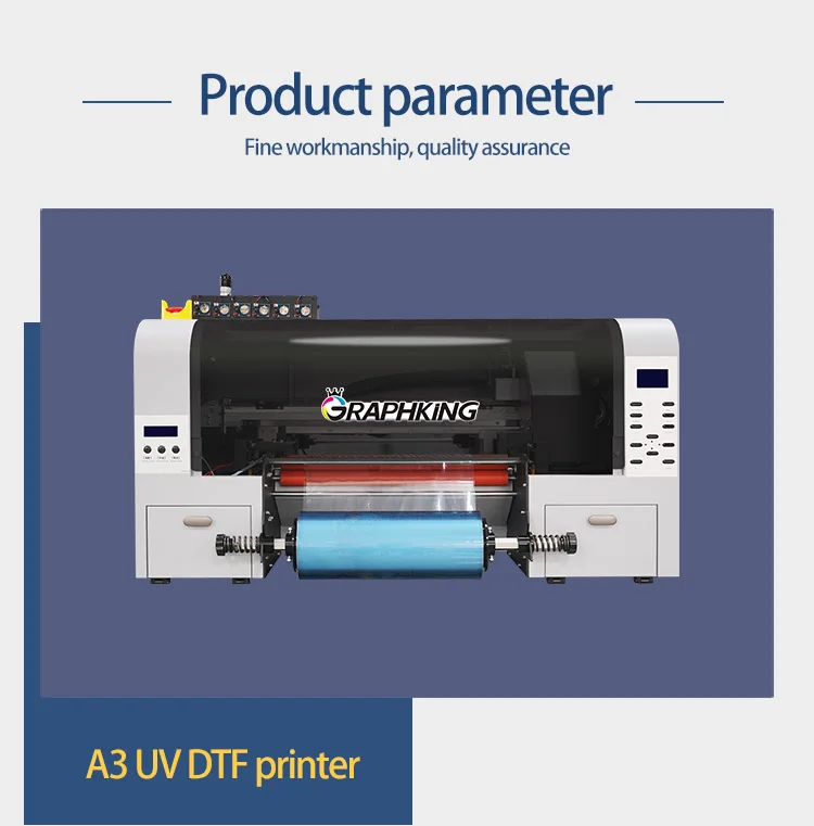 2023 New A3 UV Dtf Sticker Printer Direct to Ab Film with Lamination ...