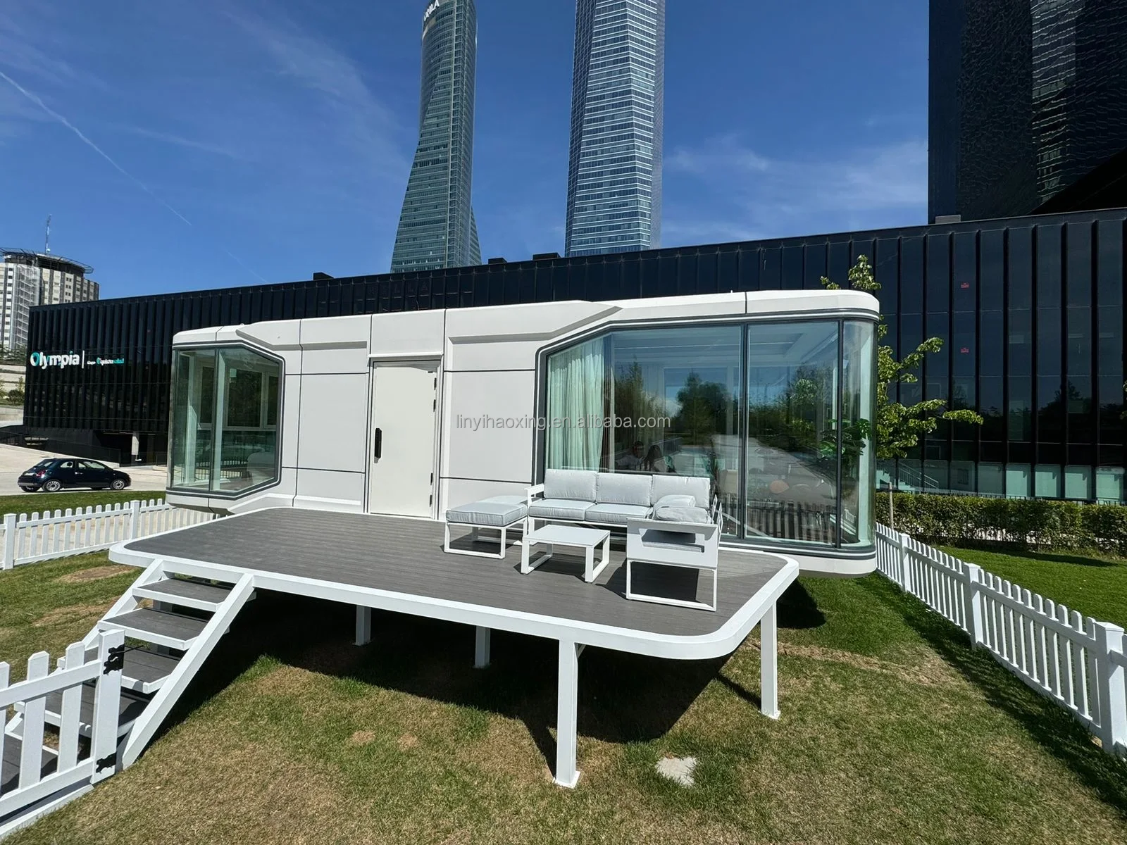 Mobile Modular Prefab Vessel Luxury Space Capsule Cabin Home Space ...