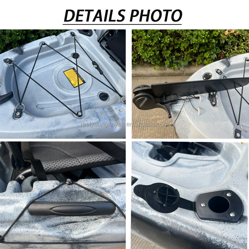 2-person Kayak with Flap System - Ideal for Fishing & Sports