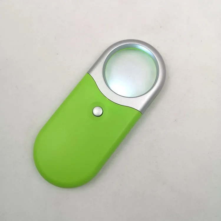 Battery Operated Customized ABS Material Glass Led Magnifying Magnifier ...
