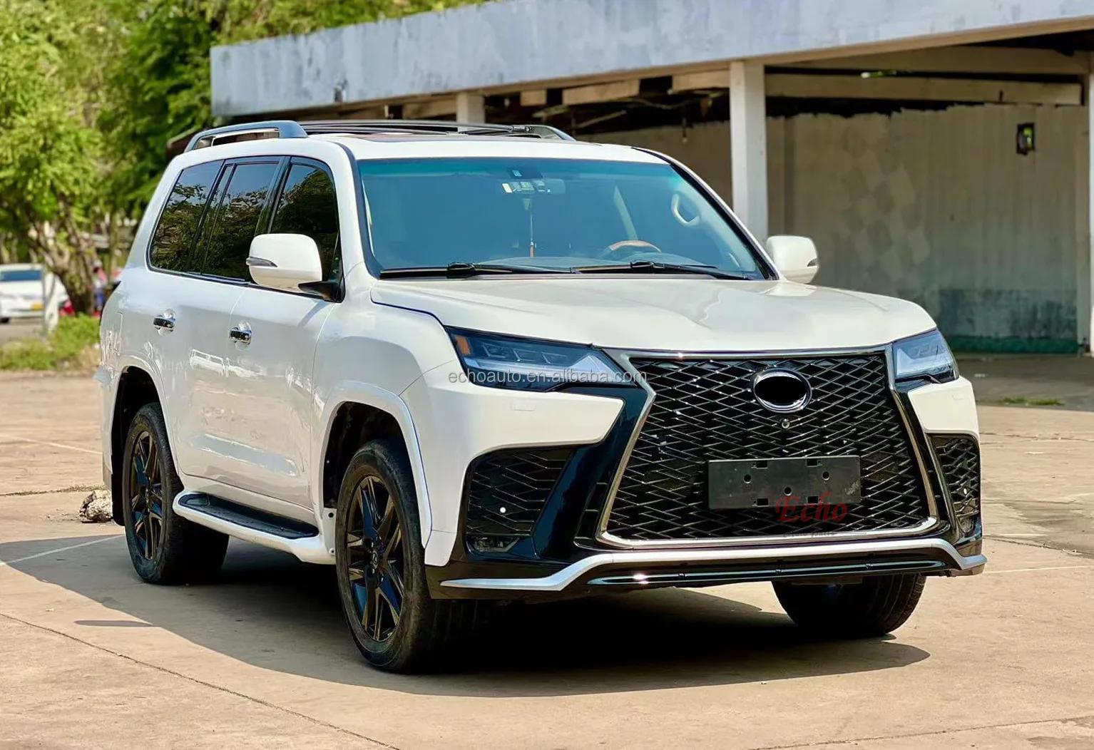 2024 LX600 Upgrade Body Kit for Lexus LX570 - Full Bumper