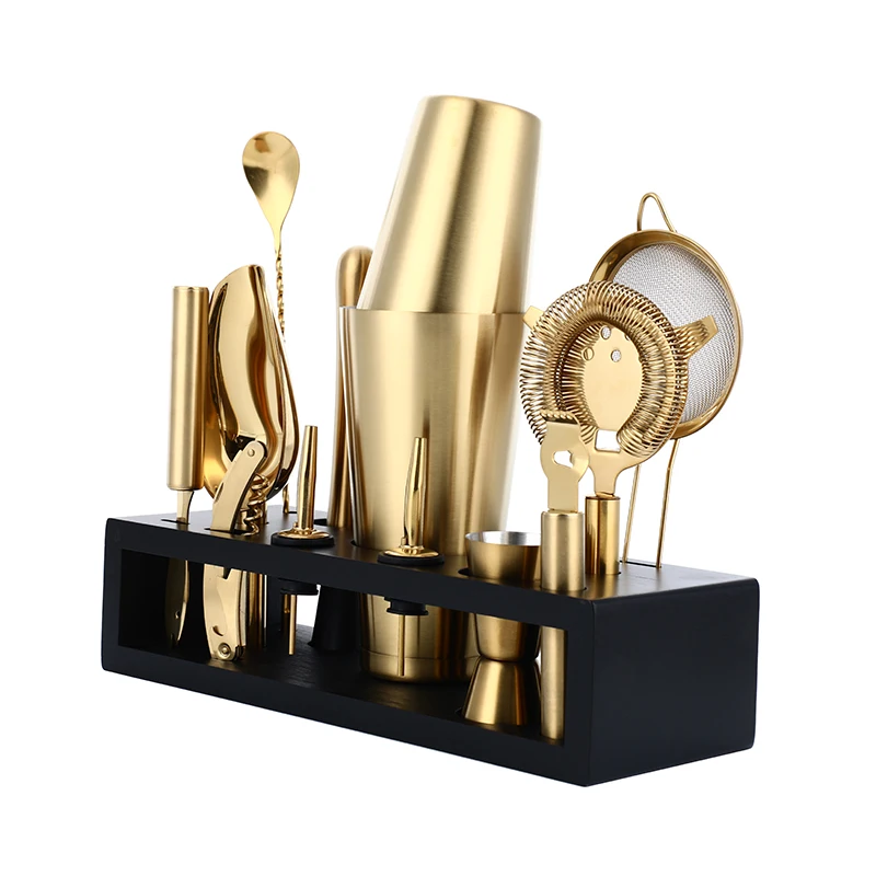 Customized Stainless Steel Cocktail Mixer Set Cocktail Mixing Tools ...