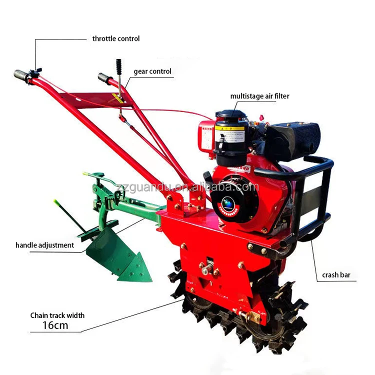 9hp Mini Tiller - High Efficiency Cultivator for Farms