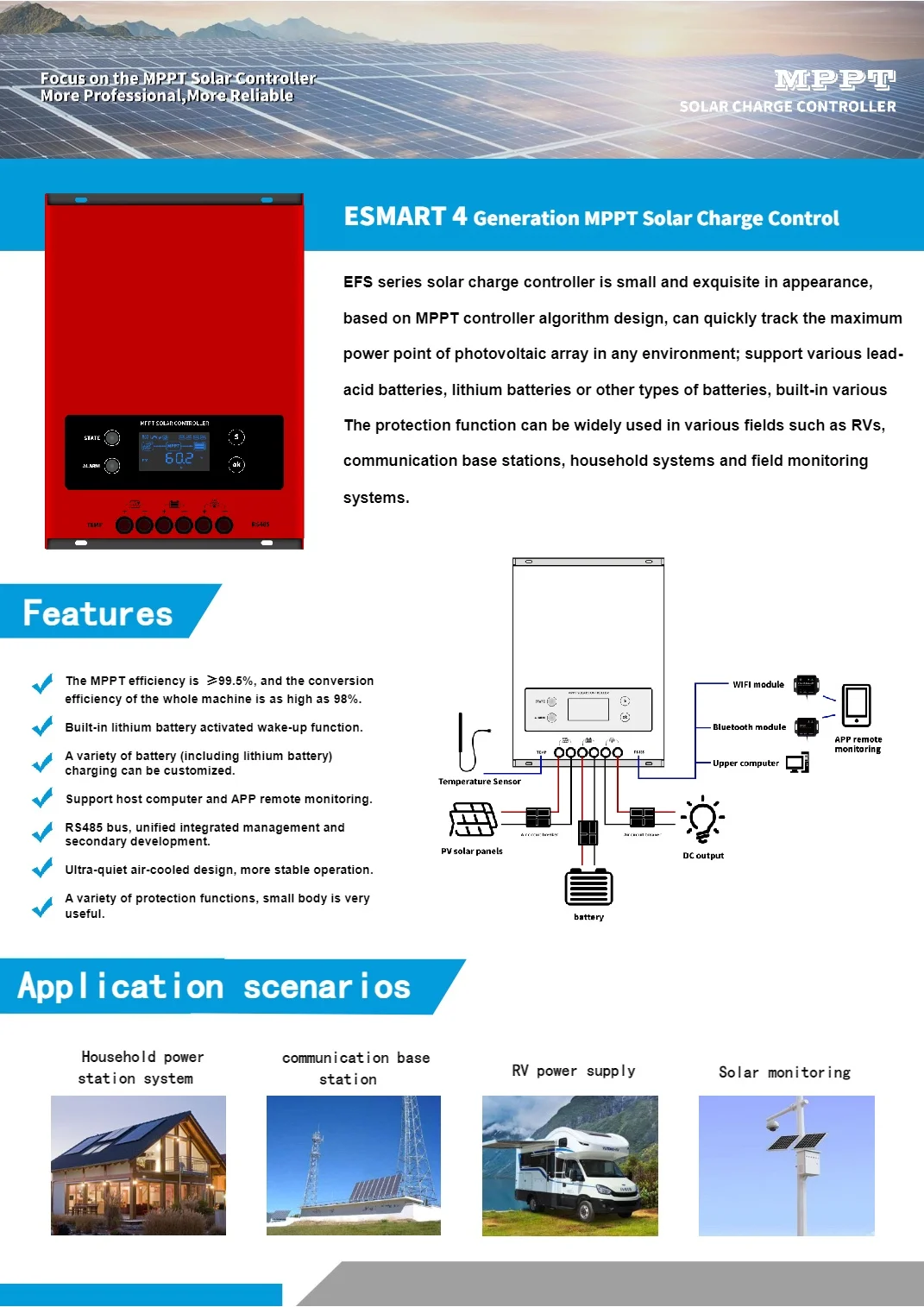 Gcsoar Solar Charge Controller Price List Mppt 60a Solar Controller 12v ...