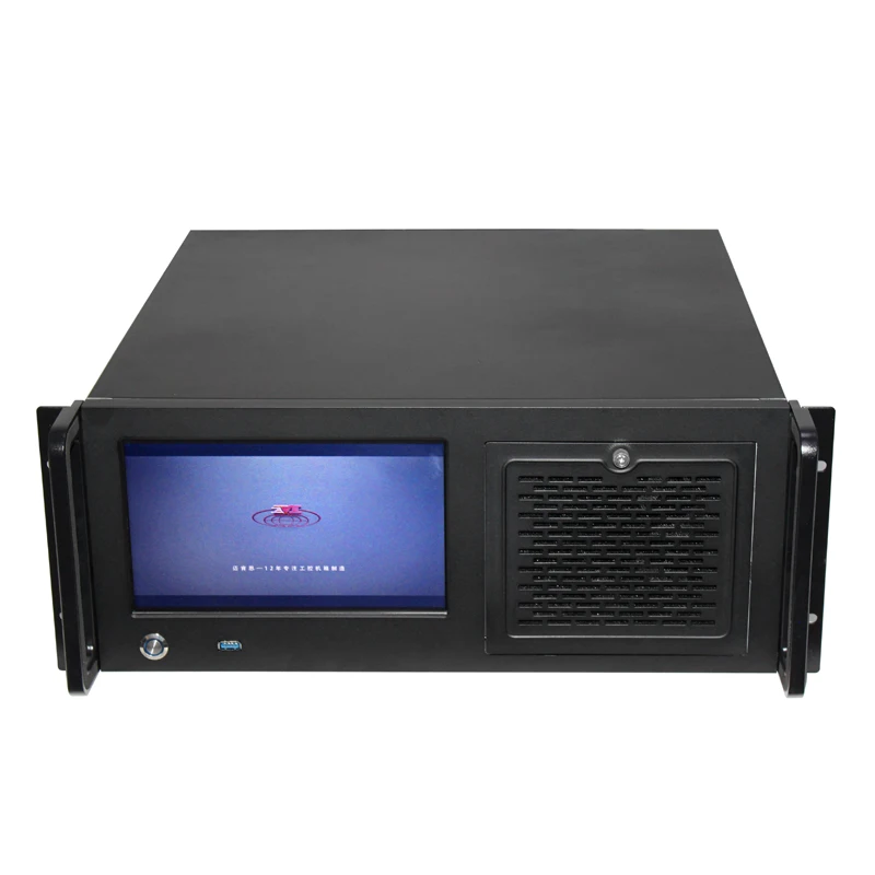 Manufacture 4U kvm server case lcd rack server chassis with screen for ...