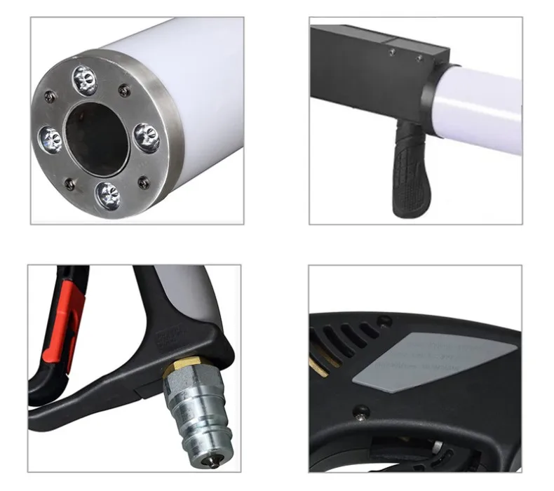 Nightclub Decor Iron Gas Column Gun Stage Fog Machine with Smoke Jet ...