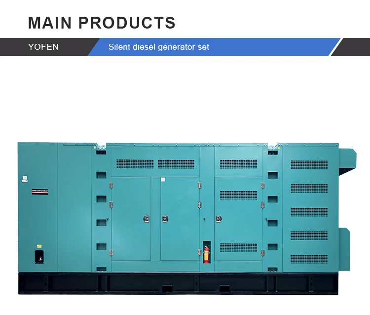 220 Volts 1500kva Powered Diesel Generator 1200kw Single Phase Three ...