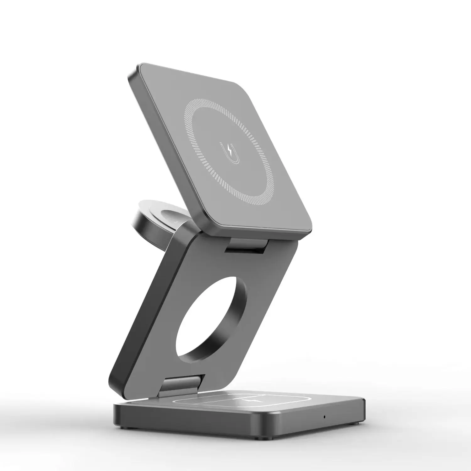 Magnetic Foldable Wireless Charger 3 In 1 Foldable For Apple For Iphone ...