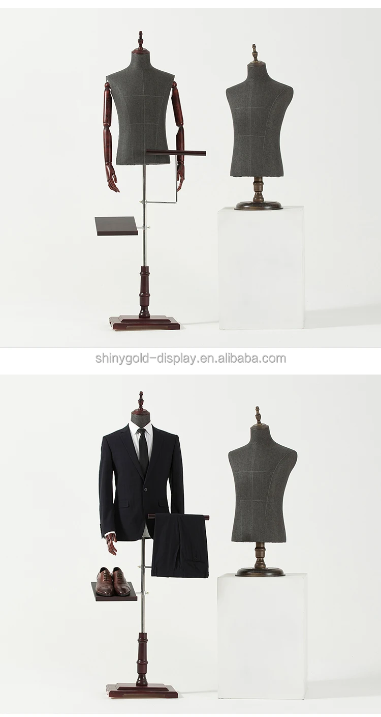 Shop Our Showcase Jacket Dummy - Flexible Arms & Black Linen