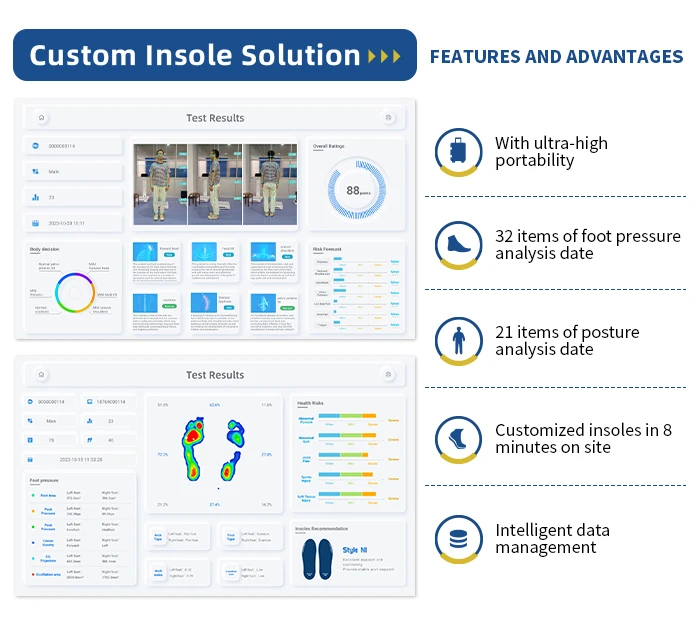 Foot Measurement Device - Pressure Mapping & Custom Orthotics