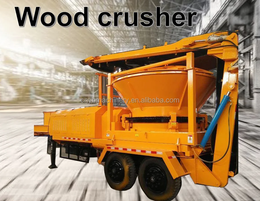 30t/h Truck Hydraulic Timber Shredder - Efficient Wood Chipper