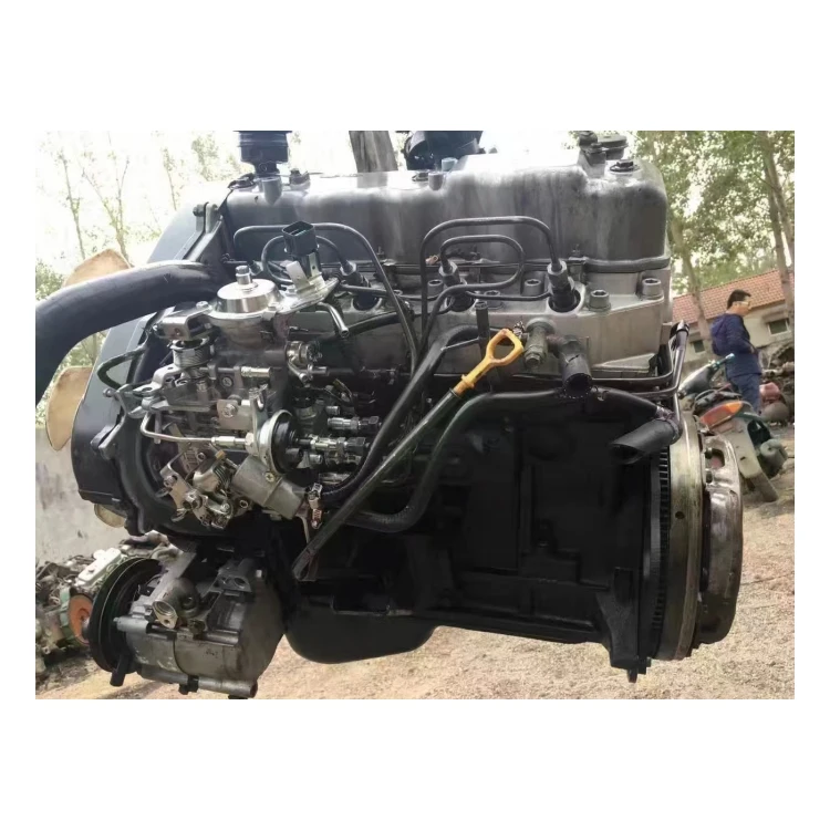 Mit subishi 4D56 Used Diesel Turbo Engine 4D56 With 2WD Gearbox For ...