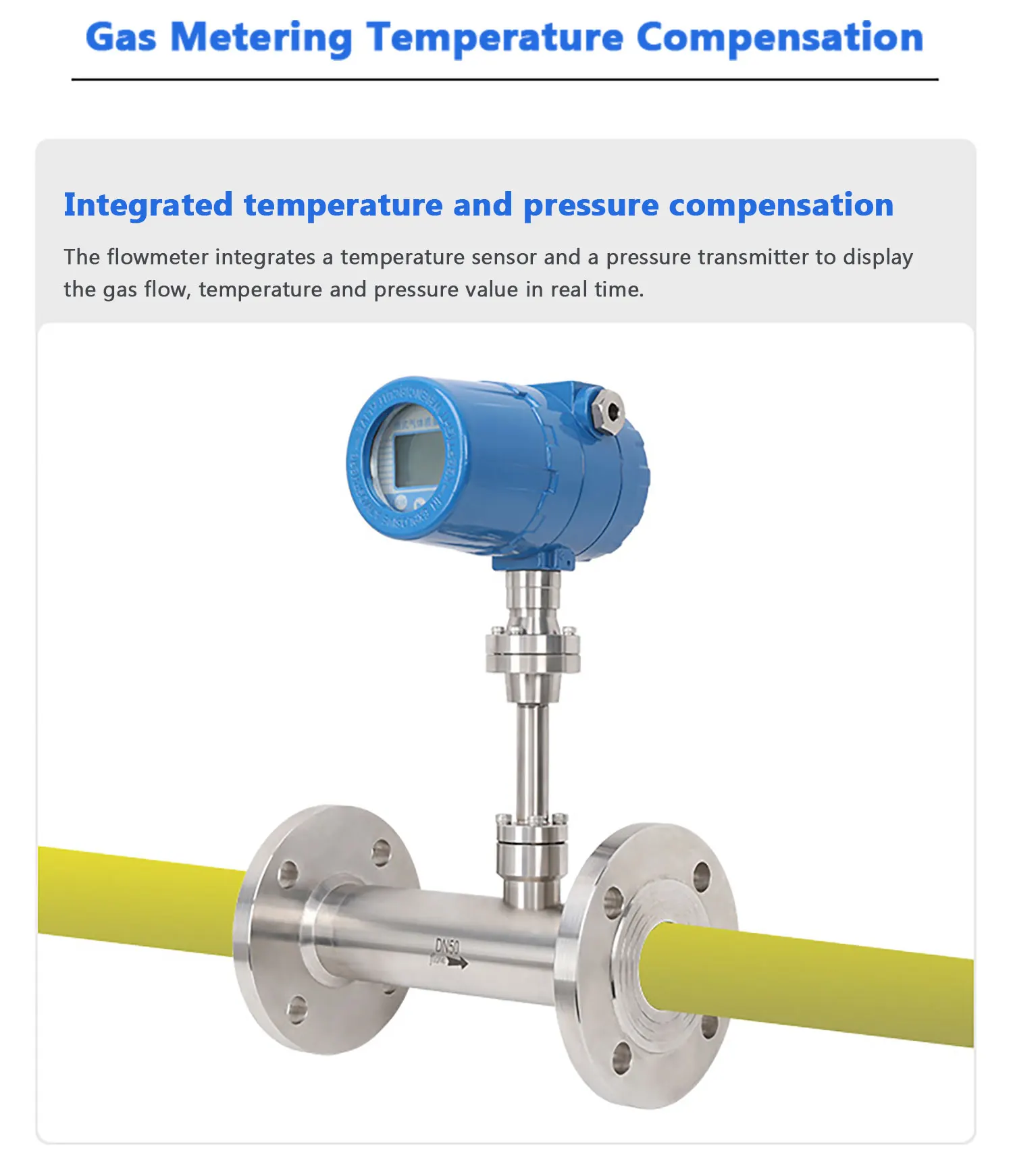 High Quality Compressed Air Gas Stainless Thread Thermal Mass Flow Meter Flow Meters - Buy Air ...