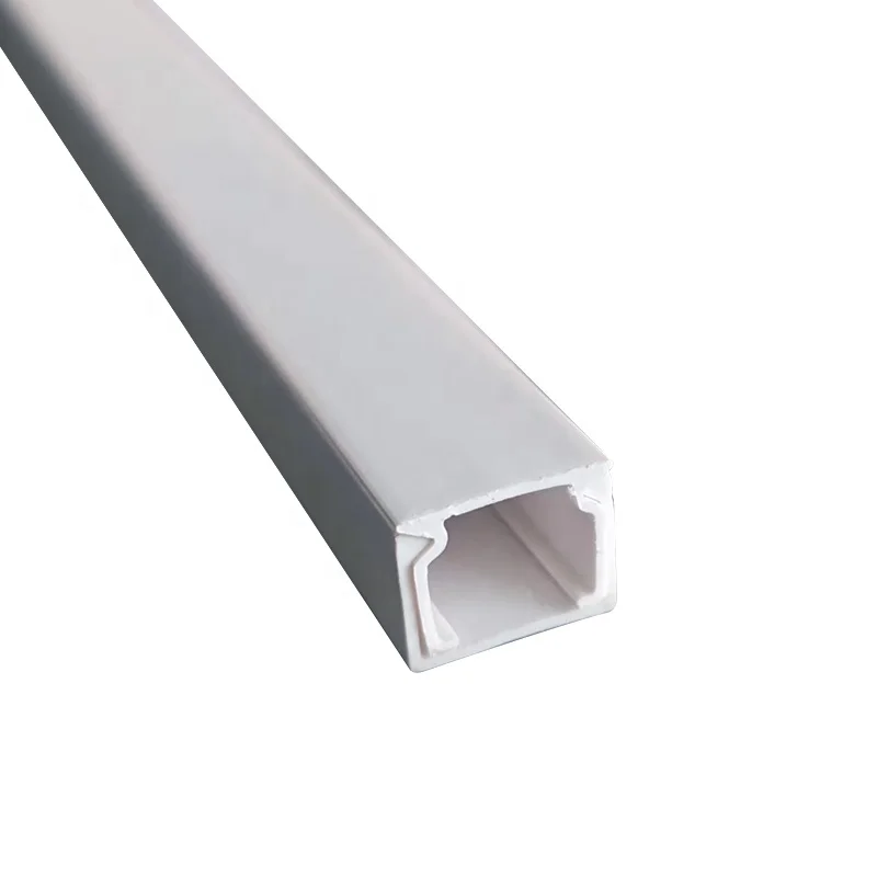 PVC Cable Trunking White Wire Duct Cable Trunking With Adhesive ...