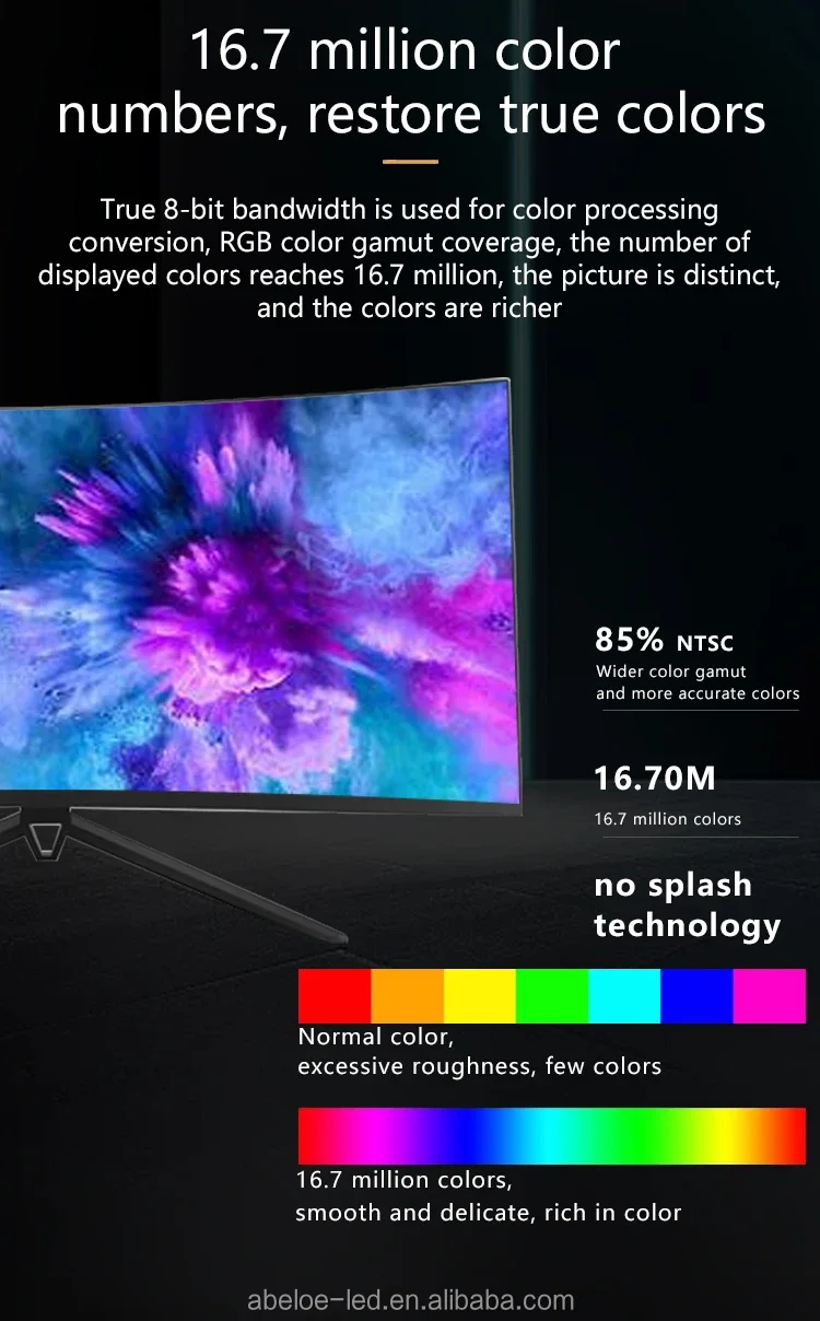 2K-5K Resolution Monitors - Curved Screen Gaming Monitors