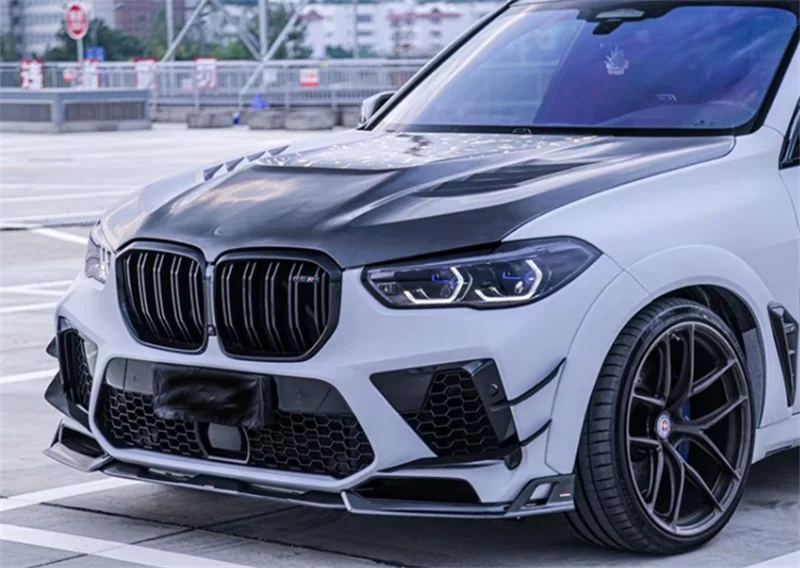 Modified Ae Style Carbon Fiber Front Bumper Edge For Bmw X5m F95 Body ...