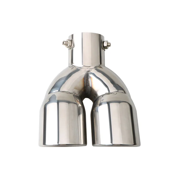 Modified Double Pipe Exhaust Pipe Car Decorative Tail Throat Muffler ...