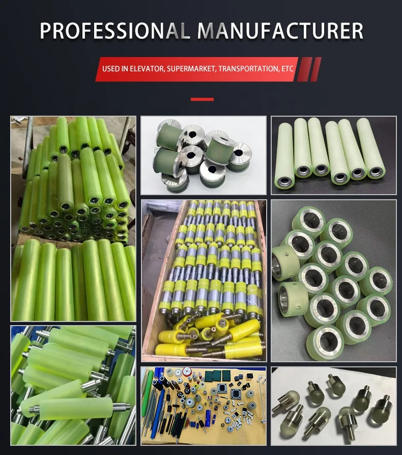 OEM Industrial Urethane Wheel Rubber Roller Products Shore 90A ...