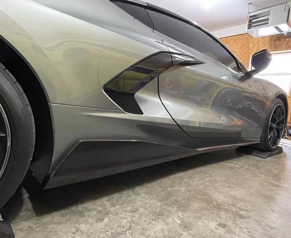 Whole Sale Carbon Fiber Side Skirts for Chevrolet Corvette C8 5VM Style Side Splitter| Alibaba.com