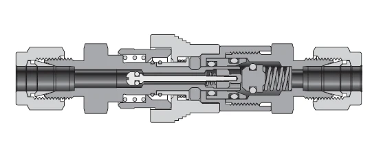 Swagelok Type 316 Stainless Steel 3000 Psi Couplings