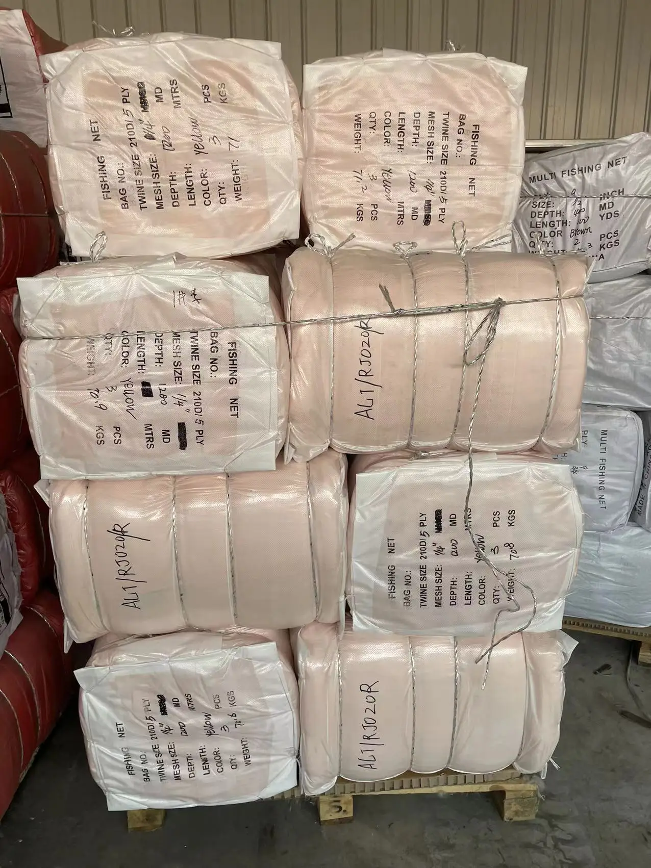 Nylon/polyester/hdpe Raschel Knotless Netting - Buy Hdpe Knotless Net ...