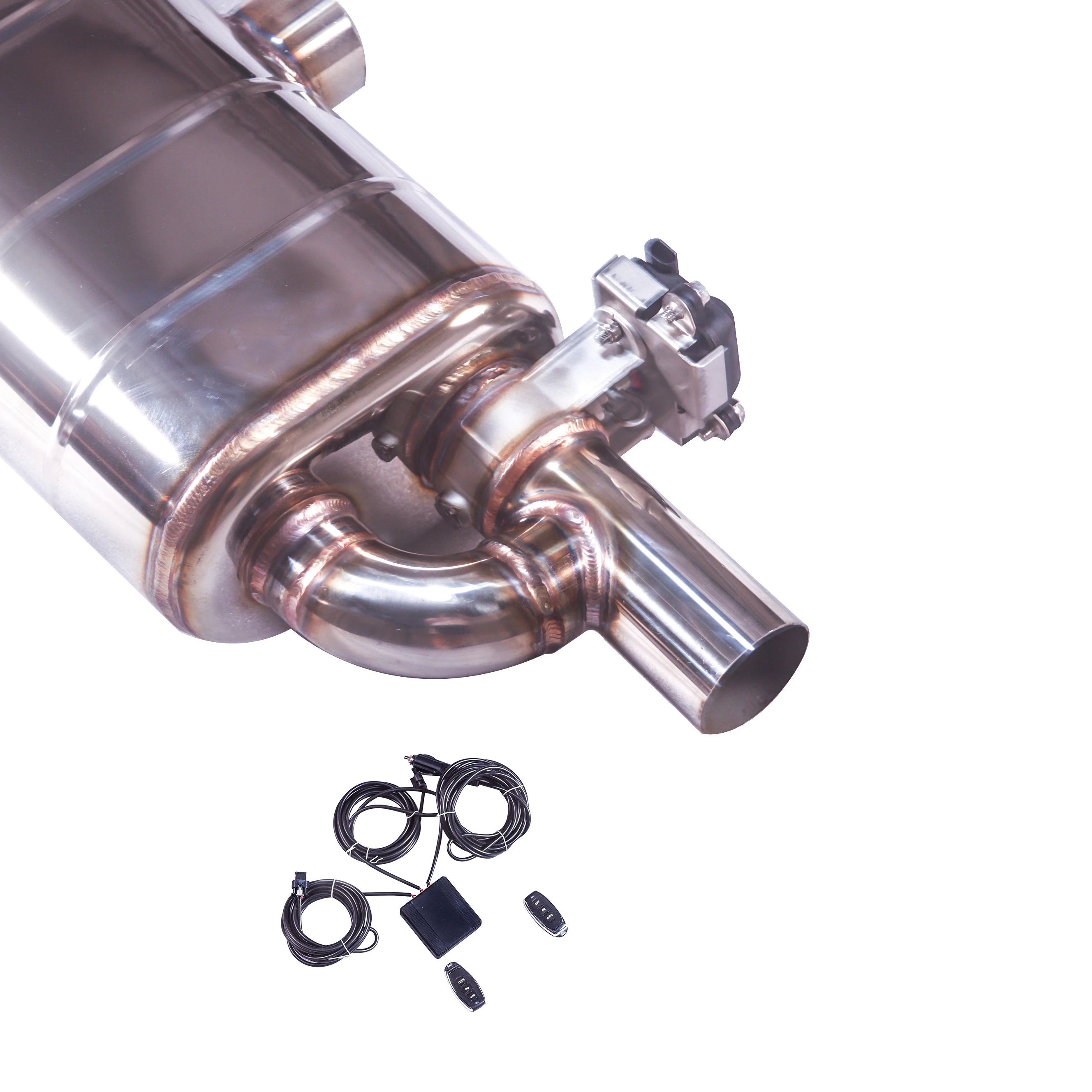 Gfc Car Exhaust Converter Electric Remote Control Muffler - Oem