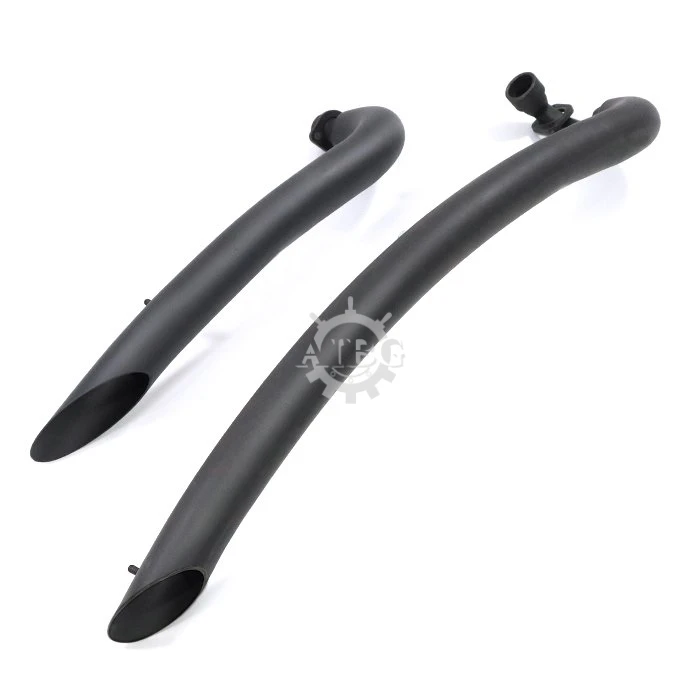 For Yamaha Dragster 400 Classic 400 Ds4 Dsc4 Vent Muffler Matte Black ...