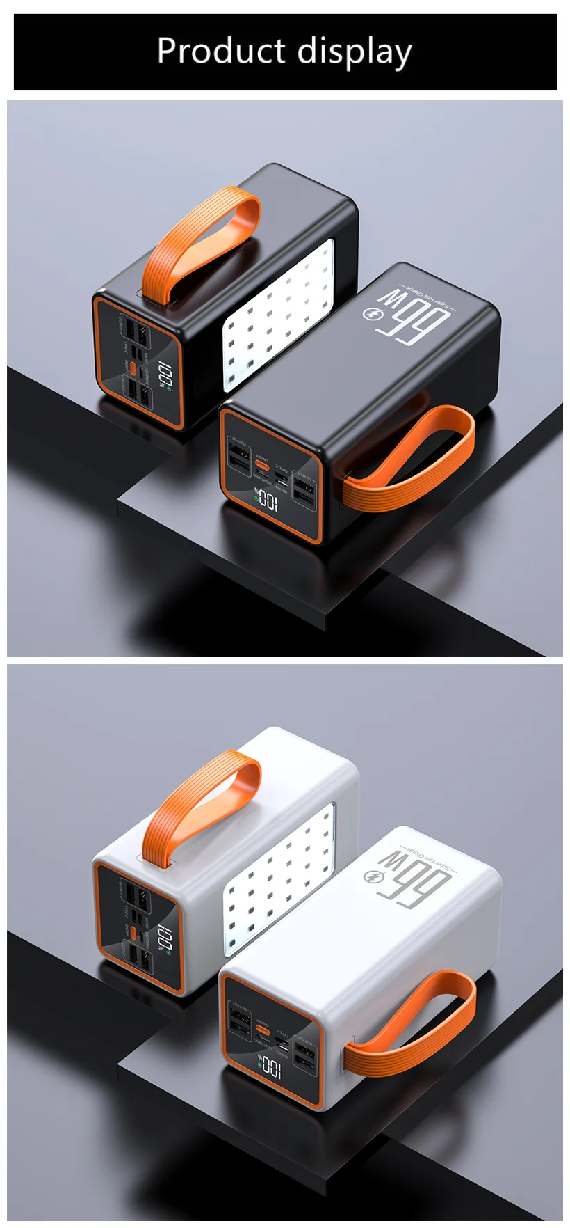 Portable Charger 90000 Mah Power Banks Mobile Phone Dual Usb Quick ...