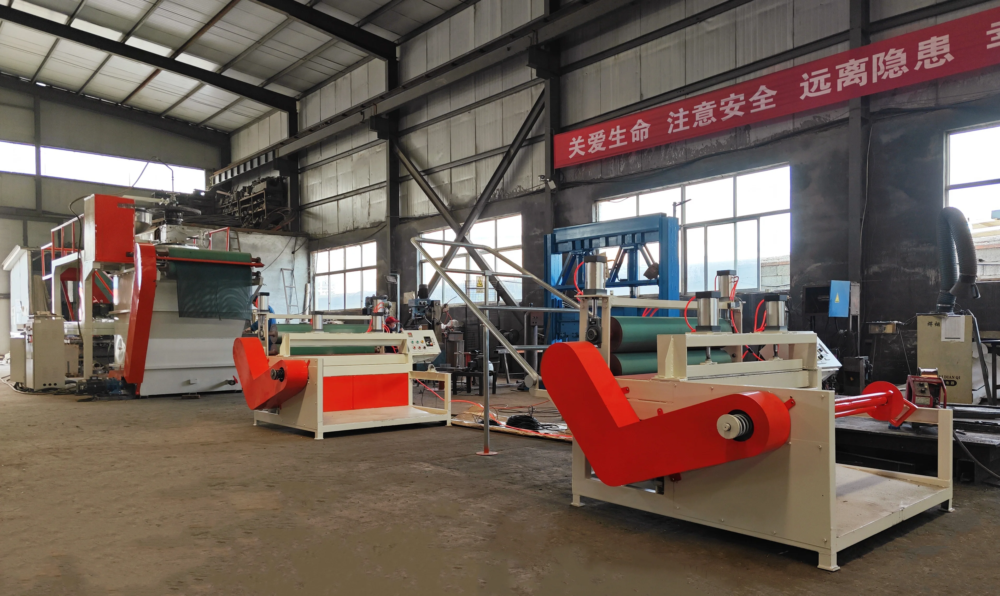 HDPE Plastic Rigid Net Extruder PE Mesh Fence Making Machine for ...