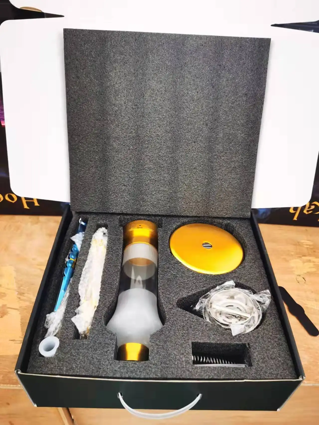 Butterfly Hookah - Luxurious Gold Shisha Set with LED Light