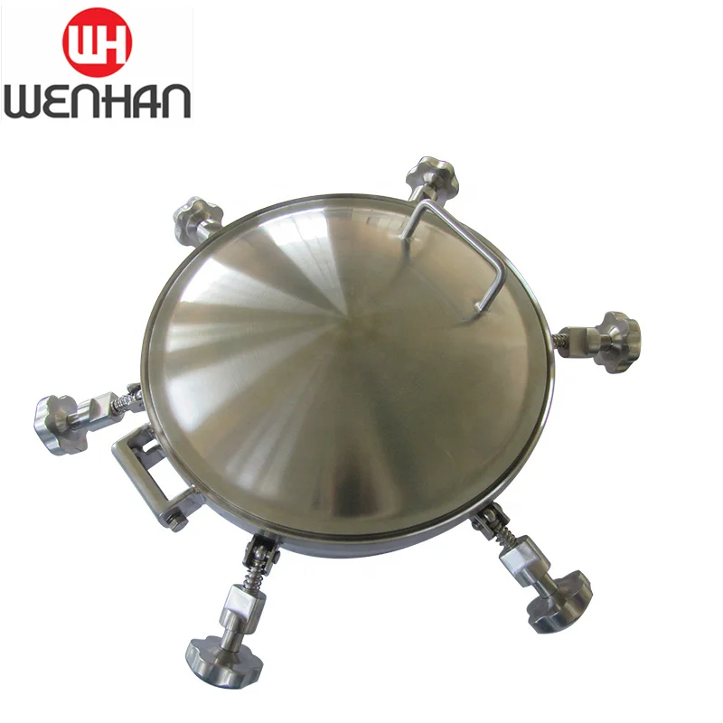 Sanitary Grade Stainless Steel Pressure Vessel Round Manhole Covers ...