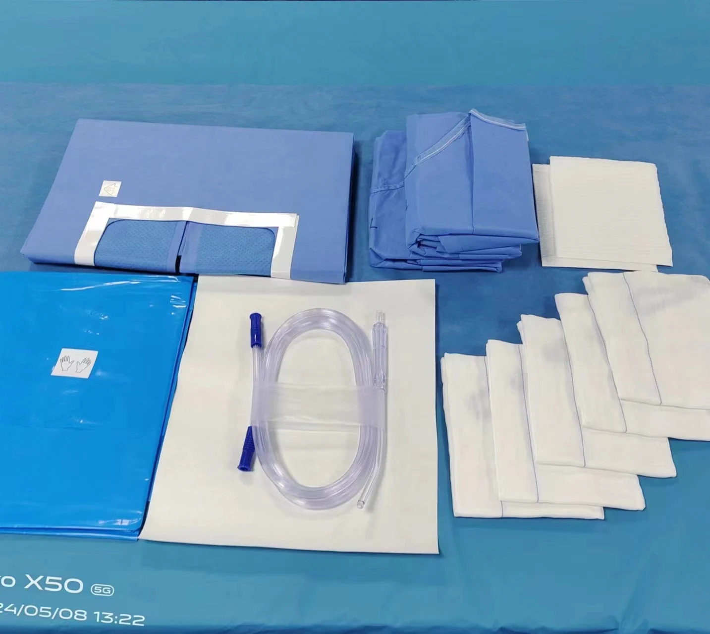 Disposable Laparotomy Drape Packs for Veterinary Surgery