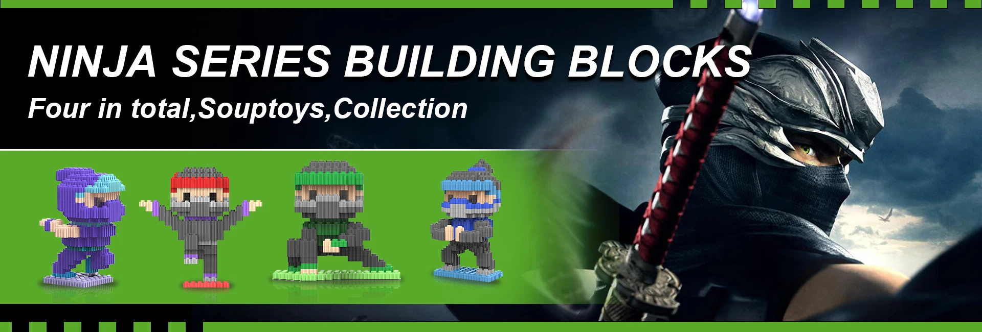 Bb Funhouse Ninja Series Building Blocks Kids Diy Super Creative ...