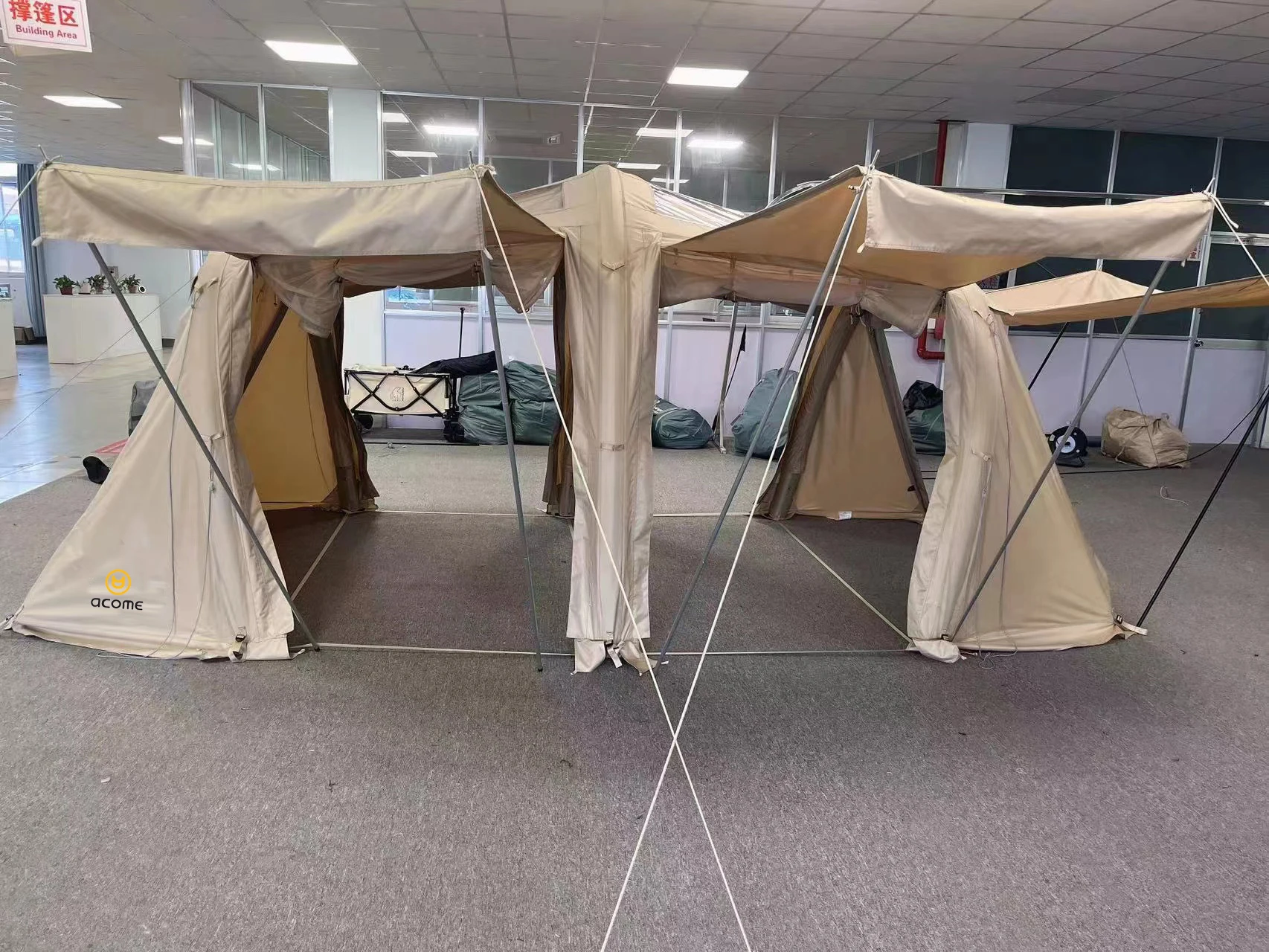 Acome Custom Large Glamping Luxury Family Carpas De Tunnel Outdoor ...