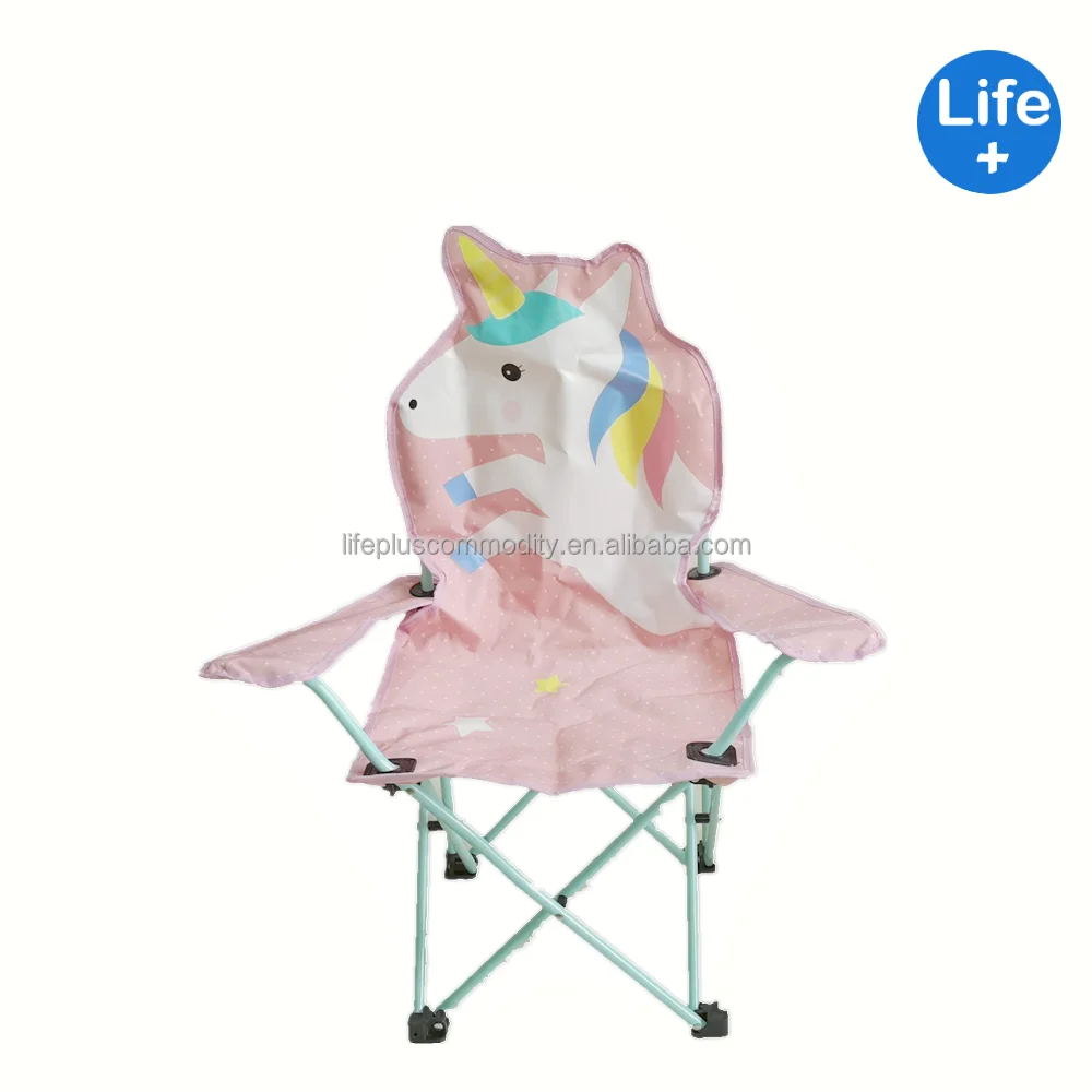 Animal Unicorn Kid Cartoon Character Camping Chair - Buy Kid Cartoon ...