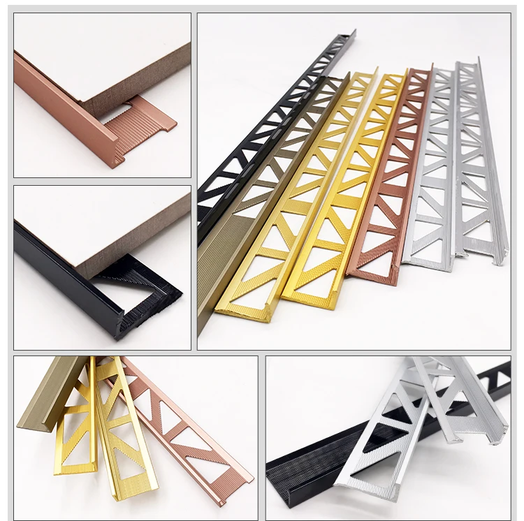L Shape Profile Floor Ceramic Border Protector - Metal Guard