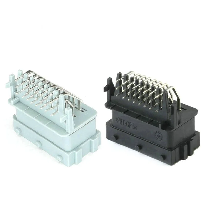 24 Pin Male And Female Right Angle PCB Pin Header Connector Wiring ...