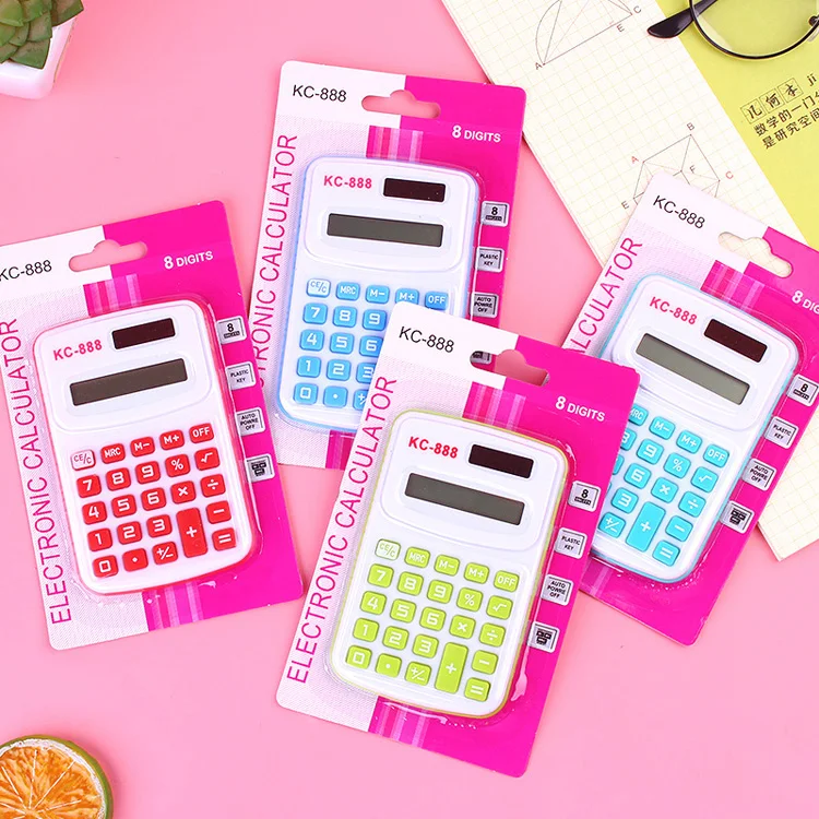 Fish Shape Mini Pocket Pink Calculator Bulk Custom Kids Cute Battery ...