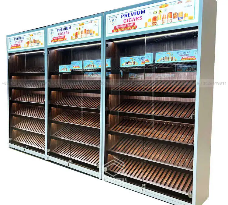 Wooden Cigarette and Cigars Rack - Factory Made Display